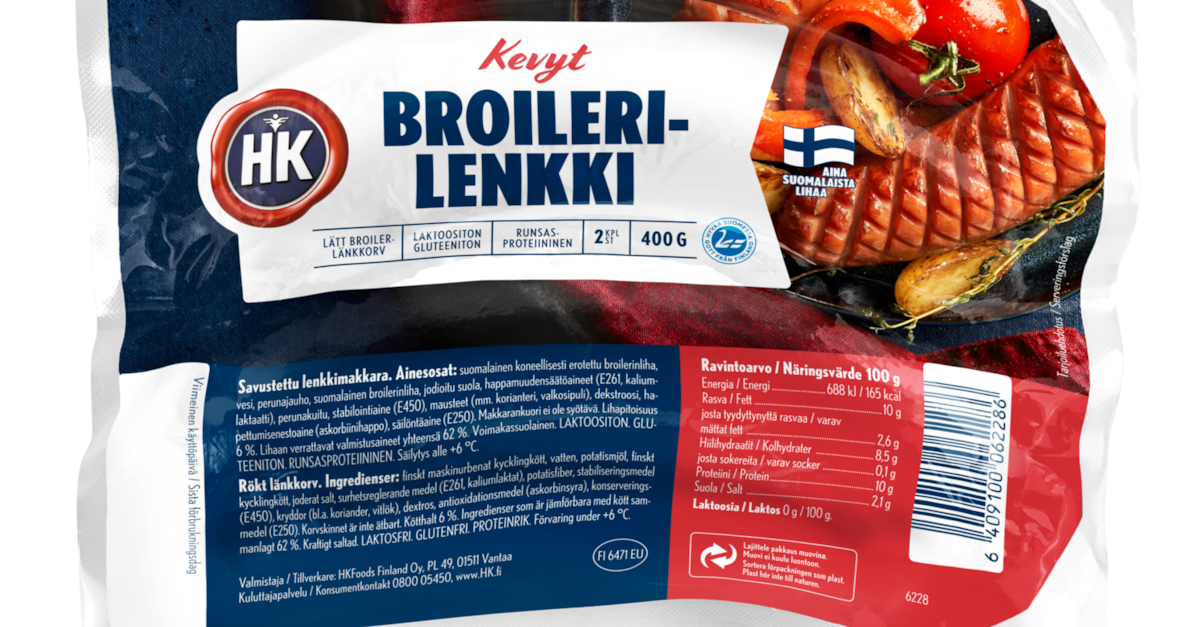 HK Kevyt Broilerlenkki (6228)