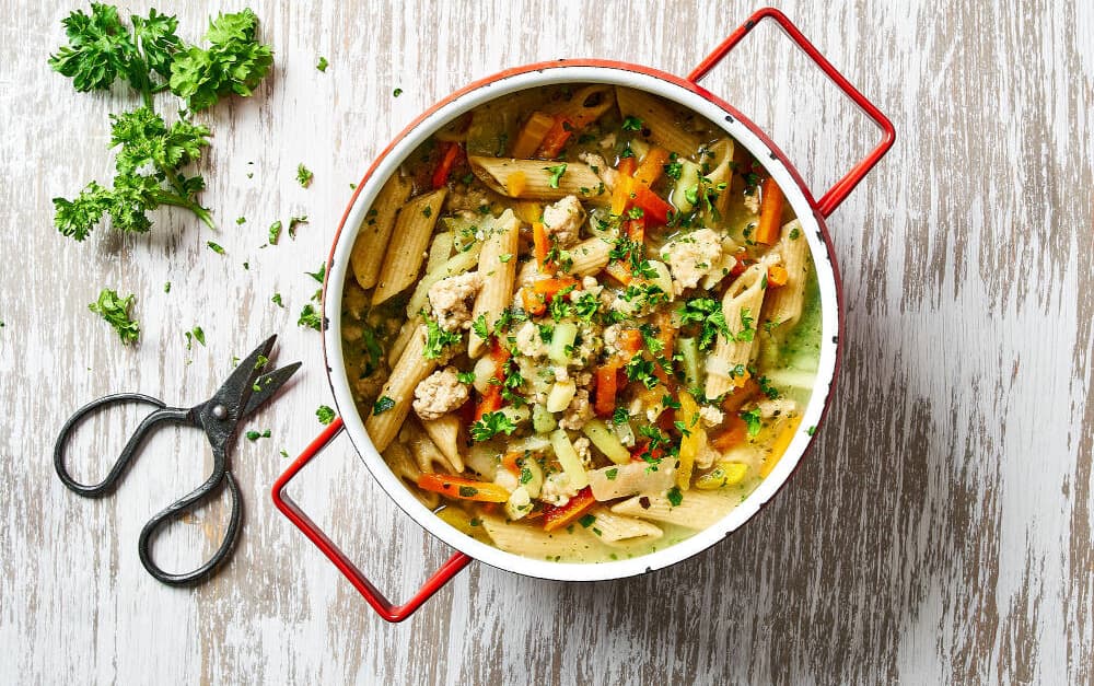 Pasta-broilerikeitto